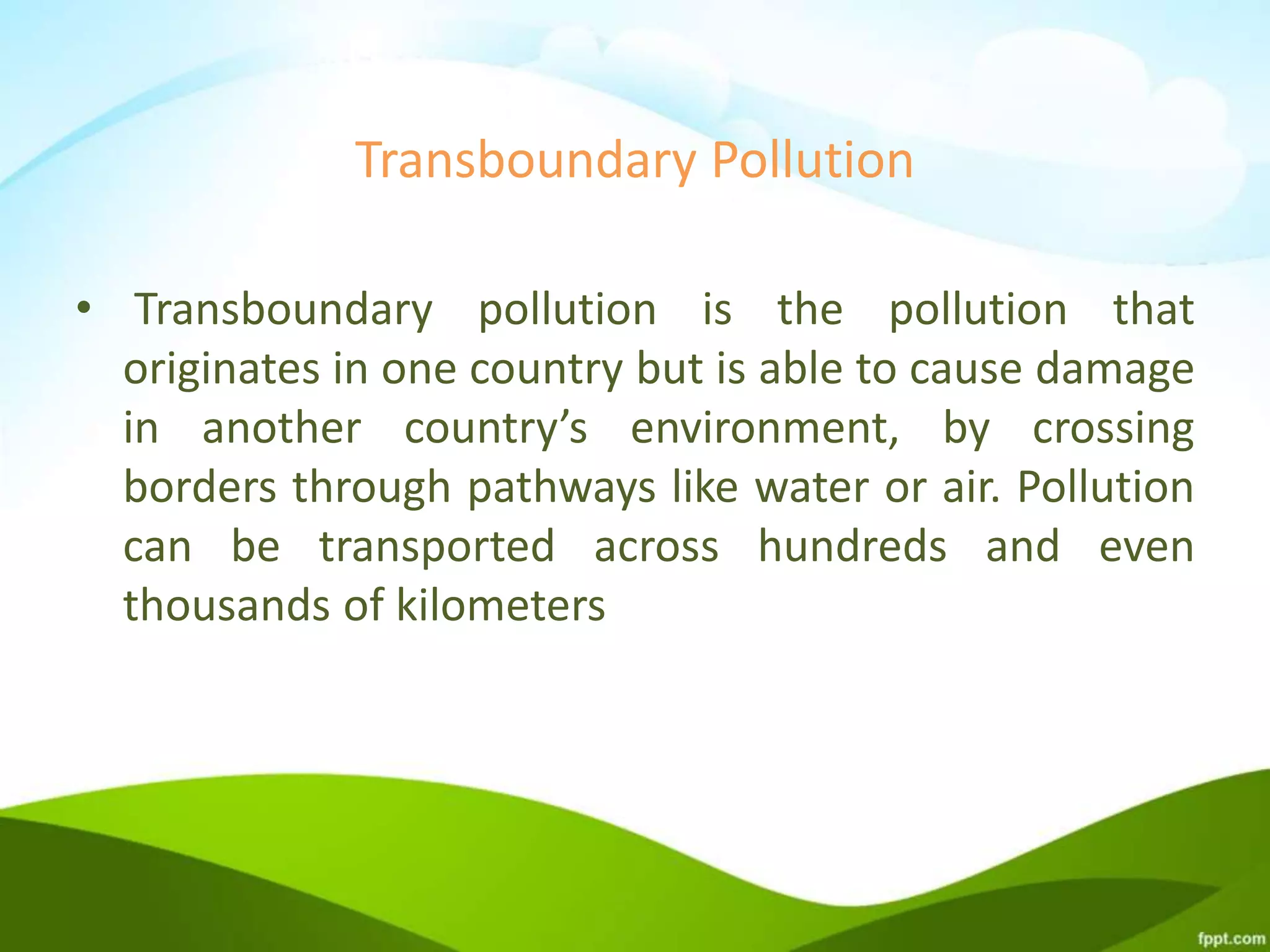 Environmental Treaties, Laws and Policies | PPTX