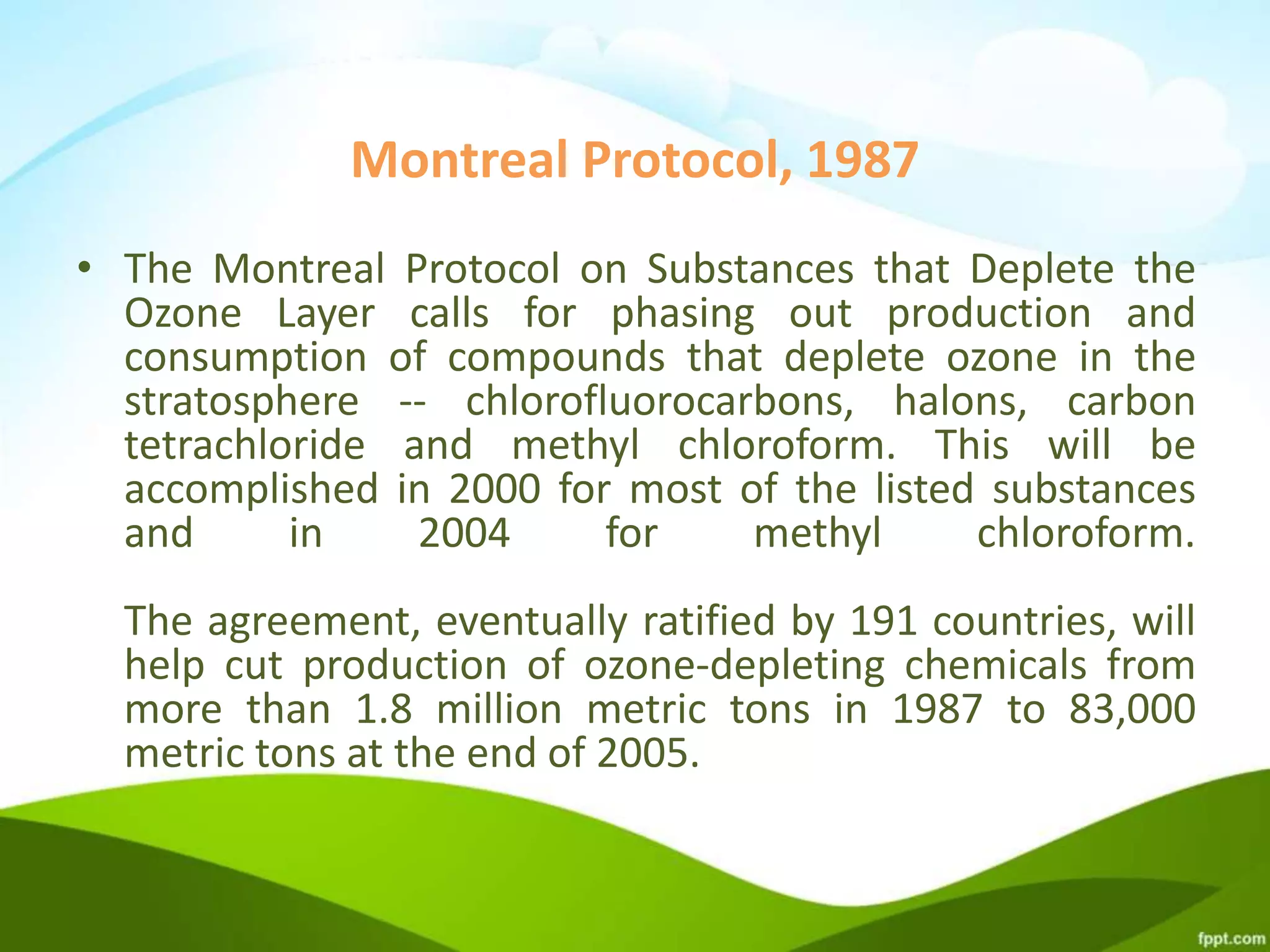 Environmental Treaties, Laws and Policies | PPTX