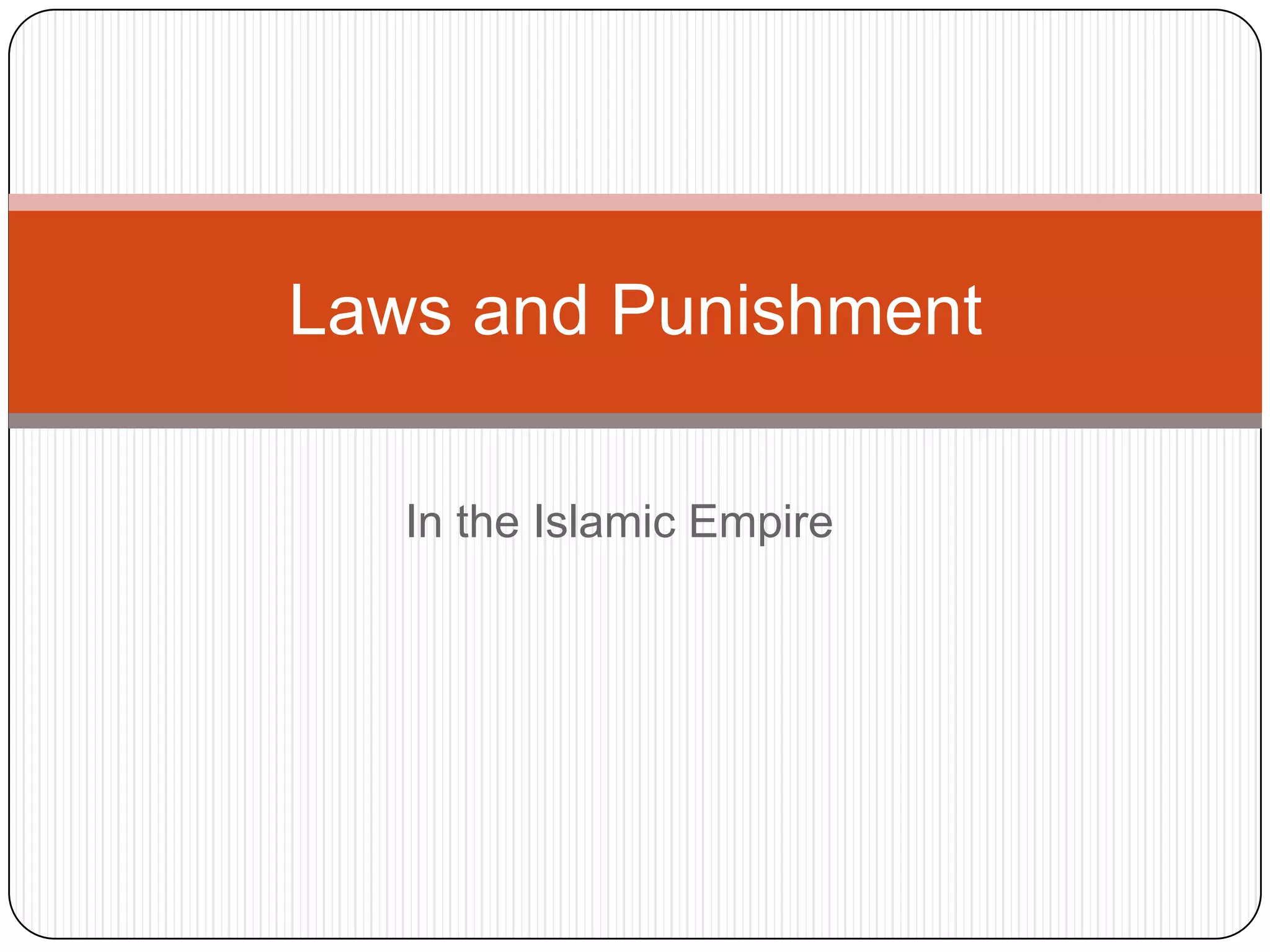 Laws and punishment | PPT