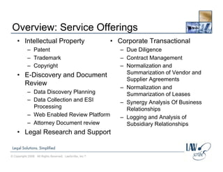 Law Scribe Corporate Profile | PDF