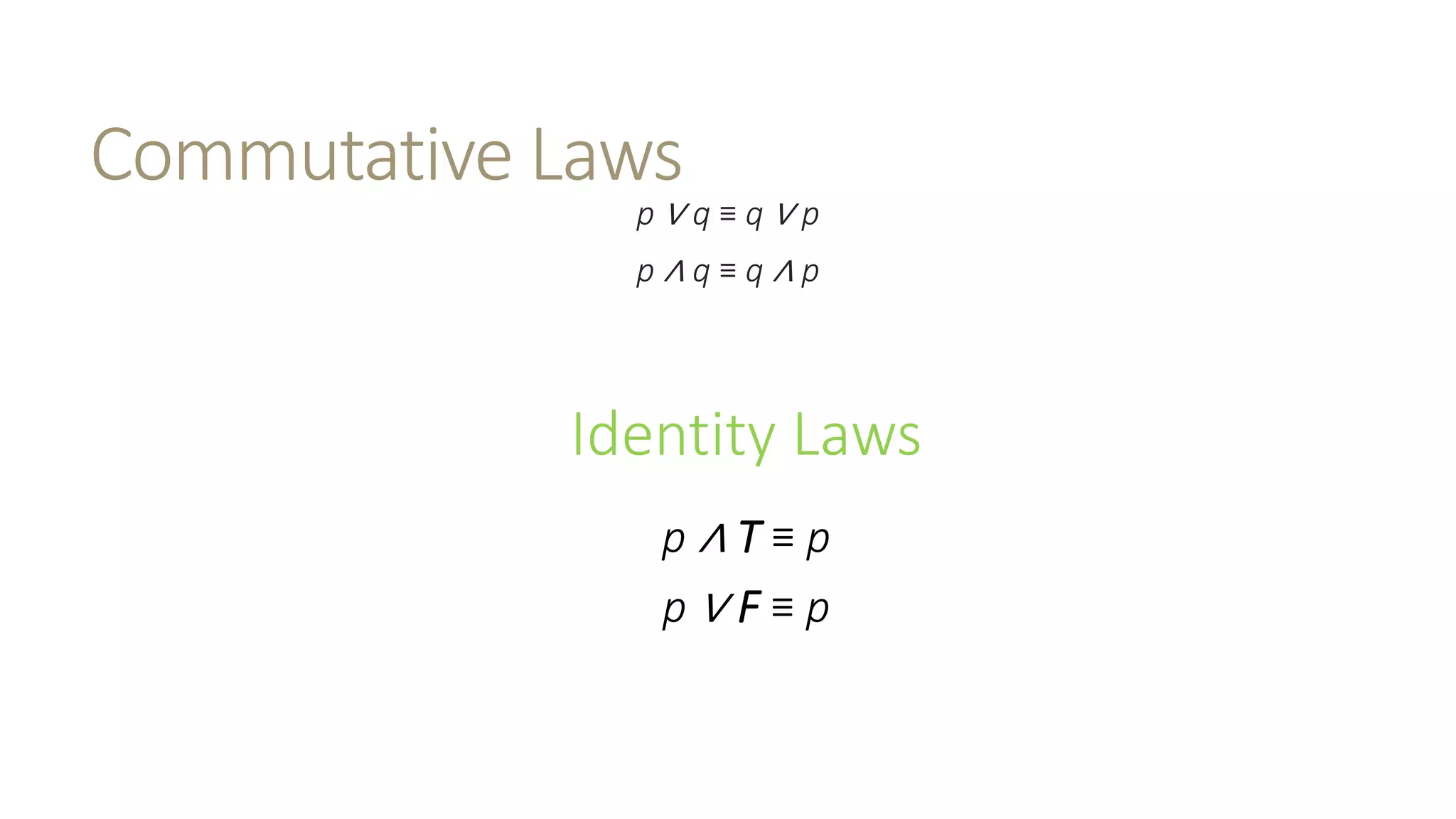 Laws in disceret | PPTX