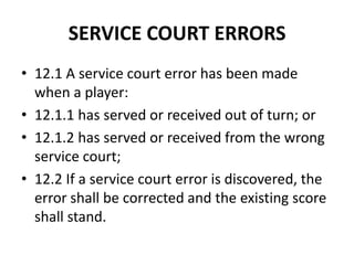 Laws of badminton | PPTX