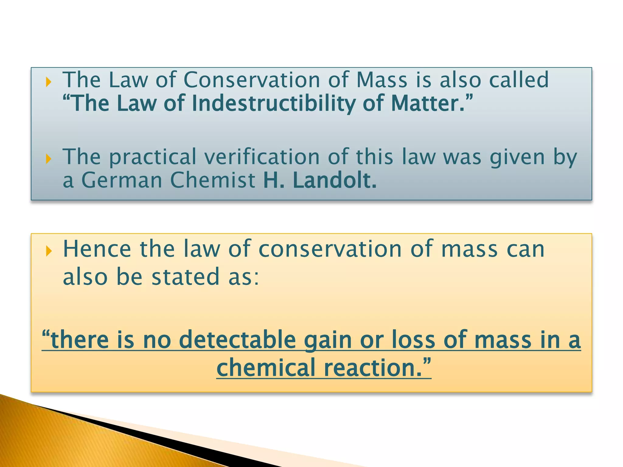 Laws of chemical combinations, prepared by Saliha Rais | PPTX