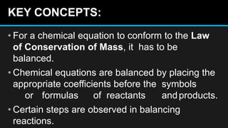 Laws of conservation and balancing | PPT
