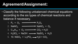 Laws of conservation and balancing | PPT