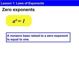 Laws Of Exponents | PPT