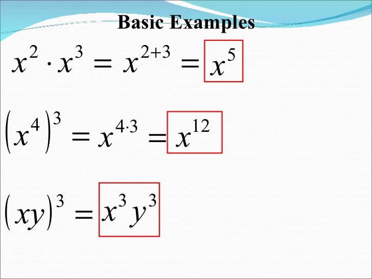 Laws Of Exponents laws-of-exponents