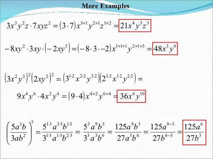 Laws Of Exponents laws-of-exponents