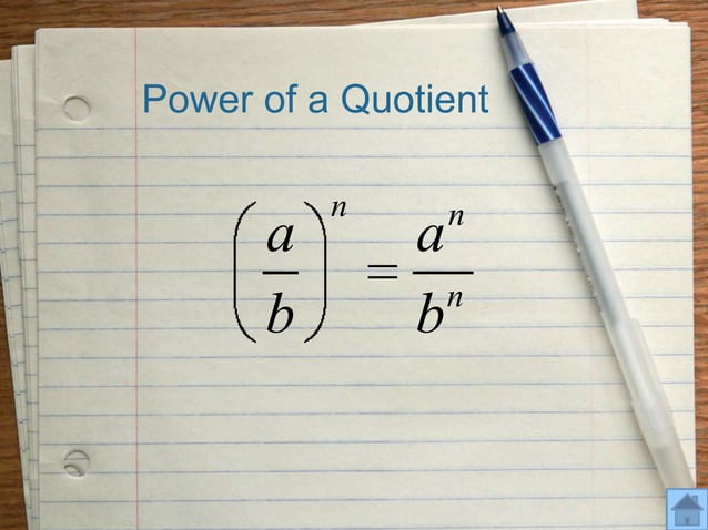 Laws of exponents | PPSX | Physics | Science
