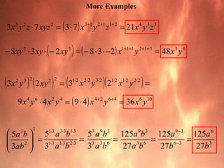 Laws of exponents | PPT
