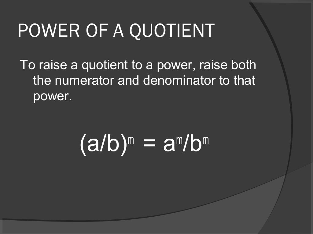 Laws Of Exponents laws-of-exponents