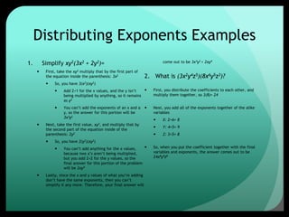 Laws of exponents | PPT