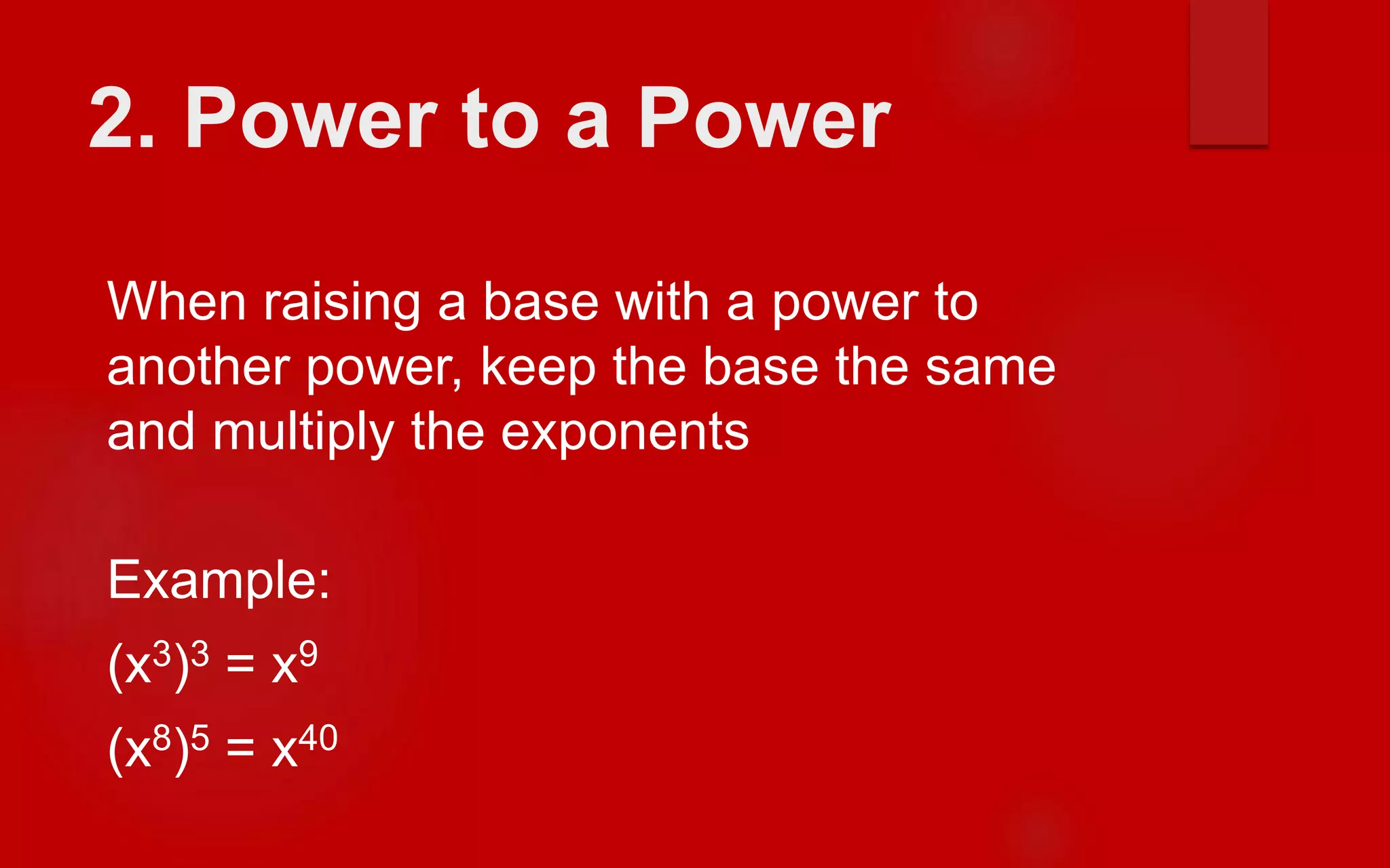 Mathematics 9 Lesson 7: Laws of Exponents | PPTX
