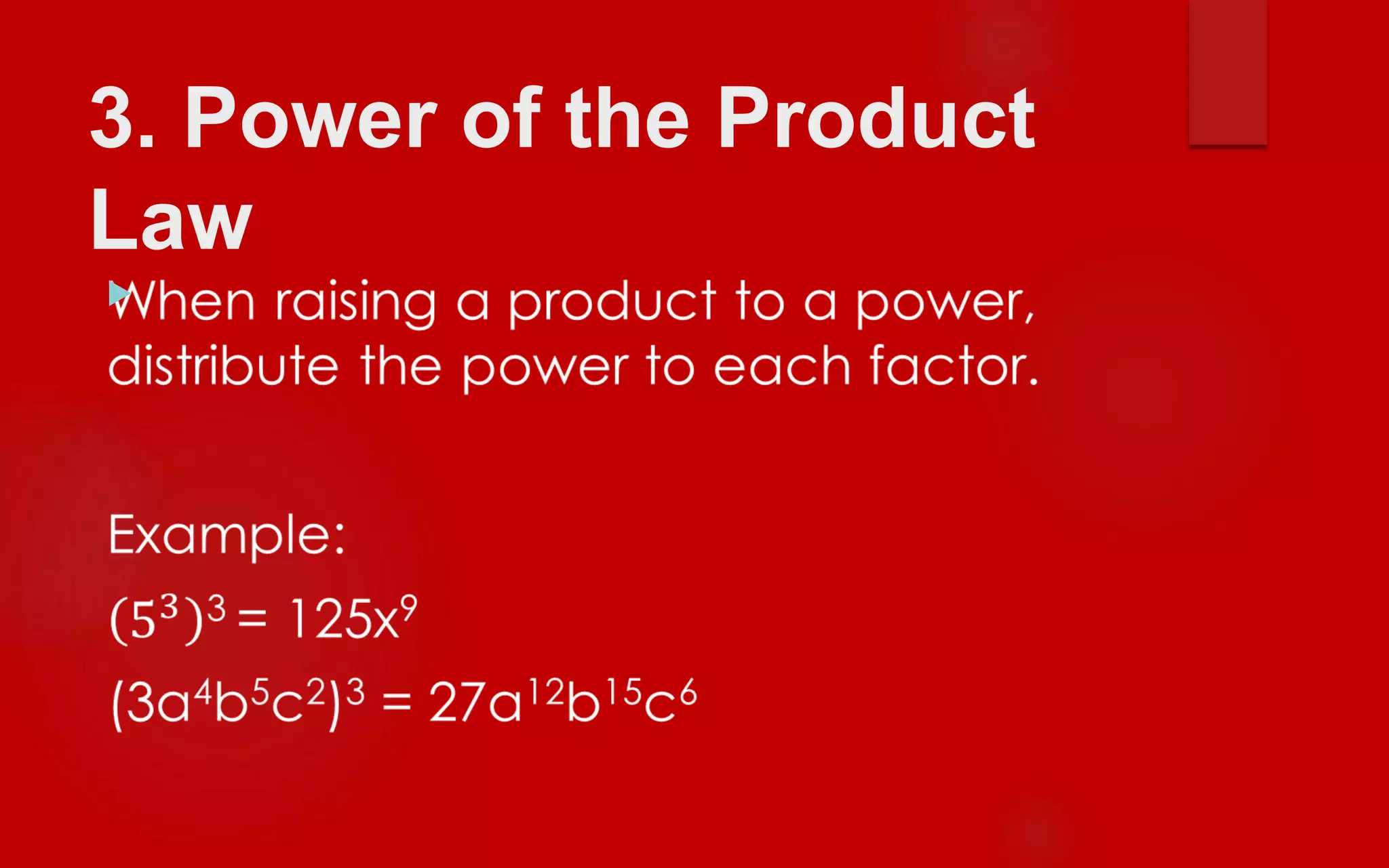 Mathematics 9 Lesson 7: Laws of Exponents | PPTX