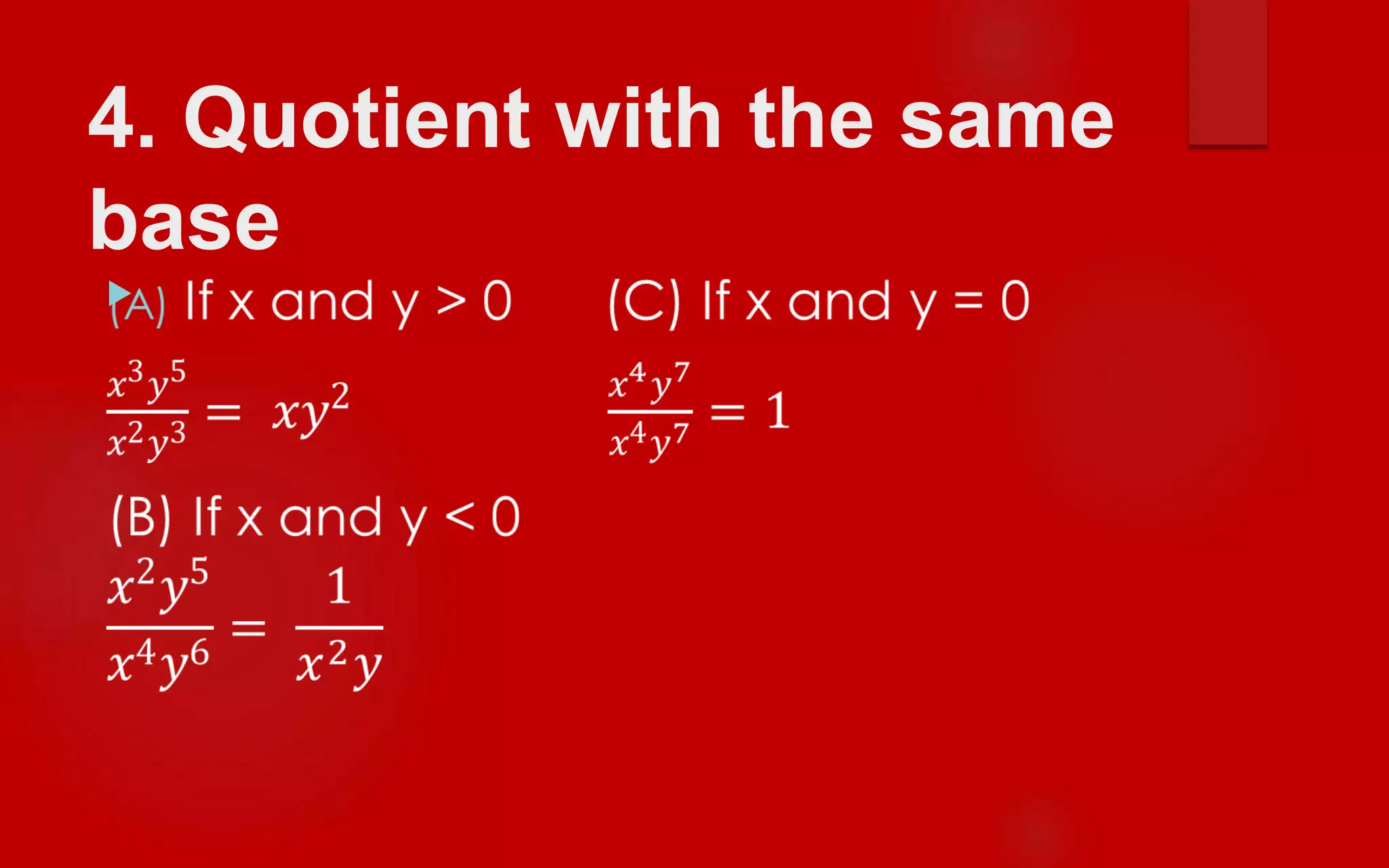 Mathematics 9 Lesson 7: Laws of Exponents | PPTX