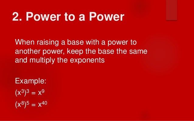 Mathematics 9 Lesson 7: Laws of Exponents