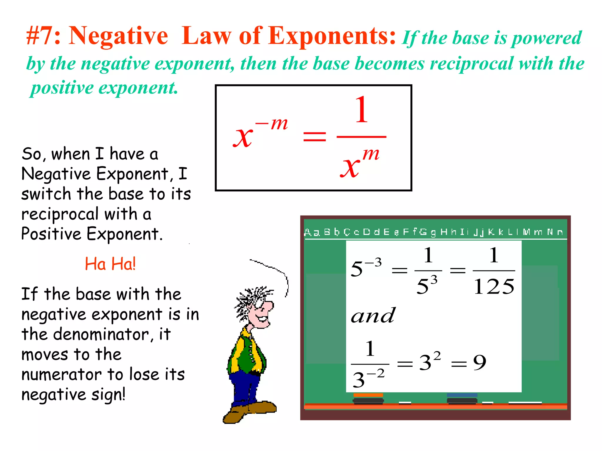 Laws of exponents | PPT