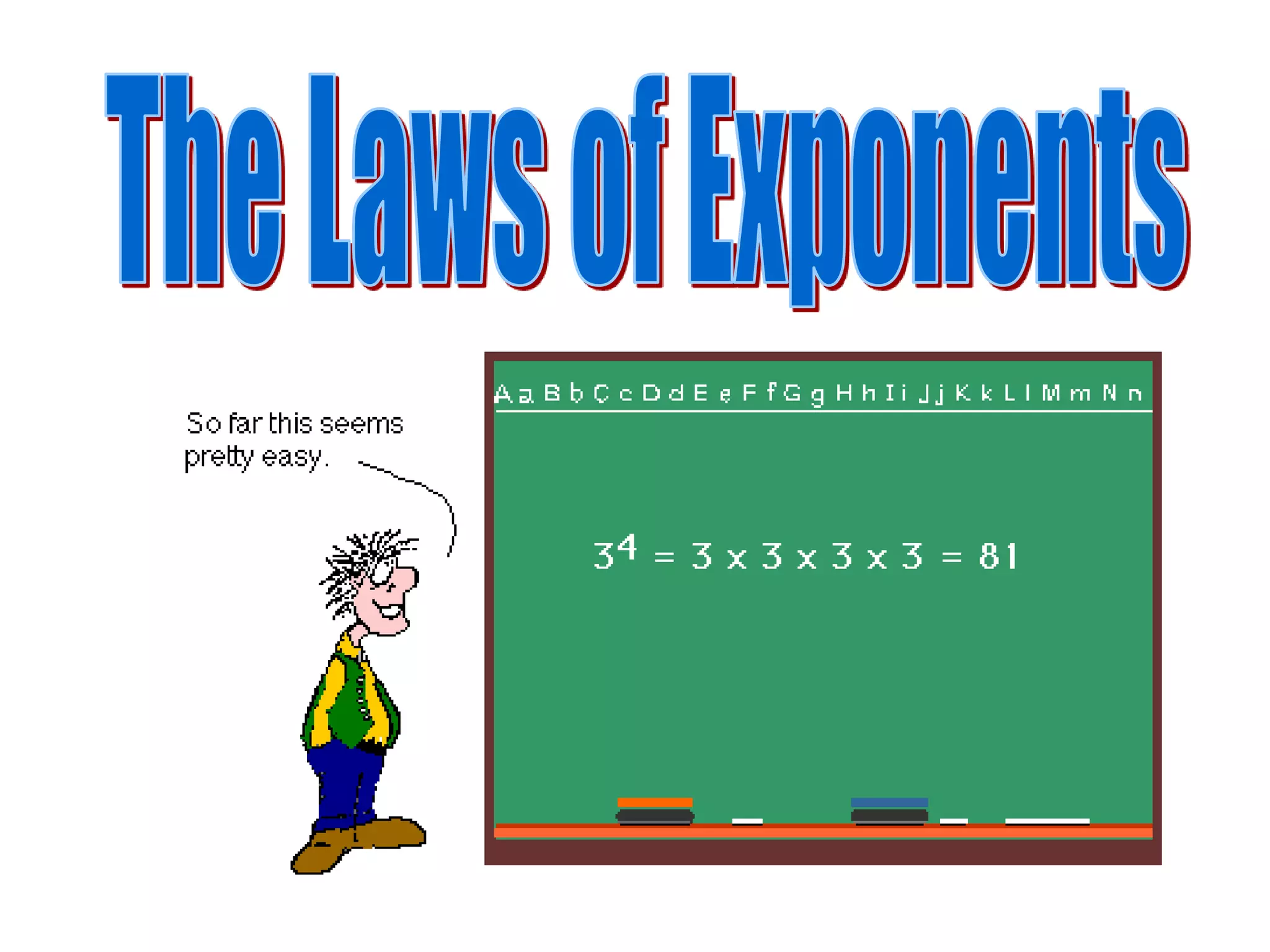 Laws of exponents | PPT