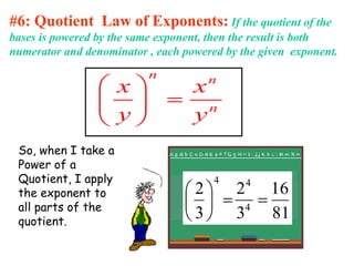 Laws of exponents | PPT
