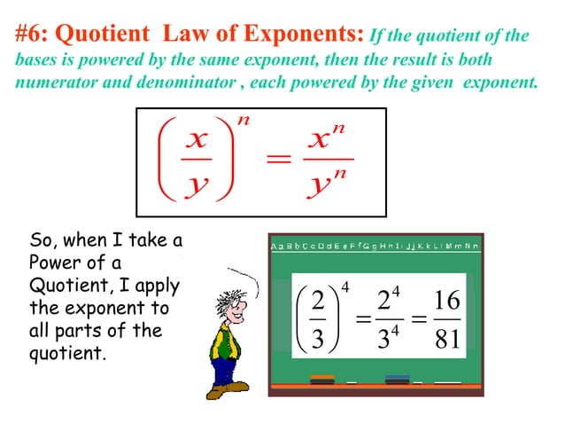Laws of exponents | PPT