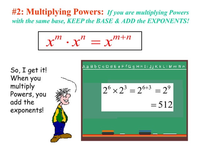 Laws of exponents | PPT