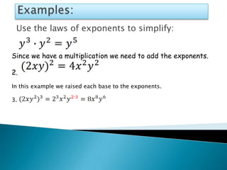 Laws of exponents power points | PPT