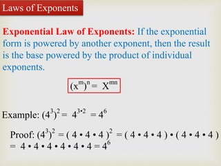 Laws of Exponents | PPTX