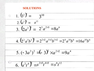 Laws of Exponents - Applying Properties of Exponents | PPT