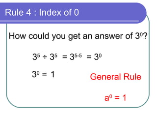Laws of indices | PPT