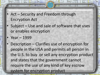 Laws of interest to security professionals | PPSX