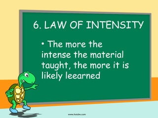 Laws of learning | PPT