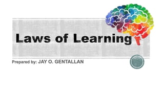 Laws of Learning | PPT