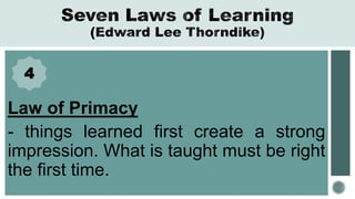 Laws of Learning | PPTX