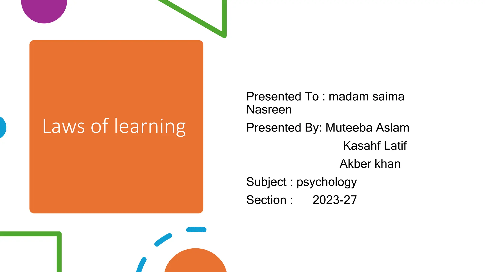 laws of learning .pptx