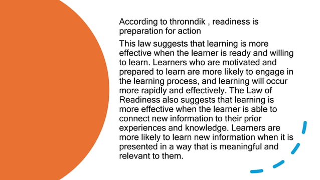 laws of learning .pptx | Education