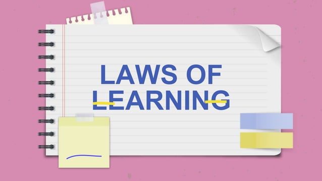Laws of learning MAEE111.pptx