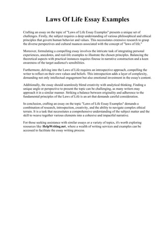 Laws Of Life Essay Examples.pdf