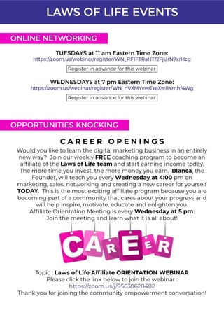 Laws of Life Loop | PDF