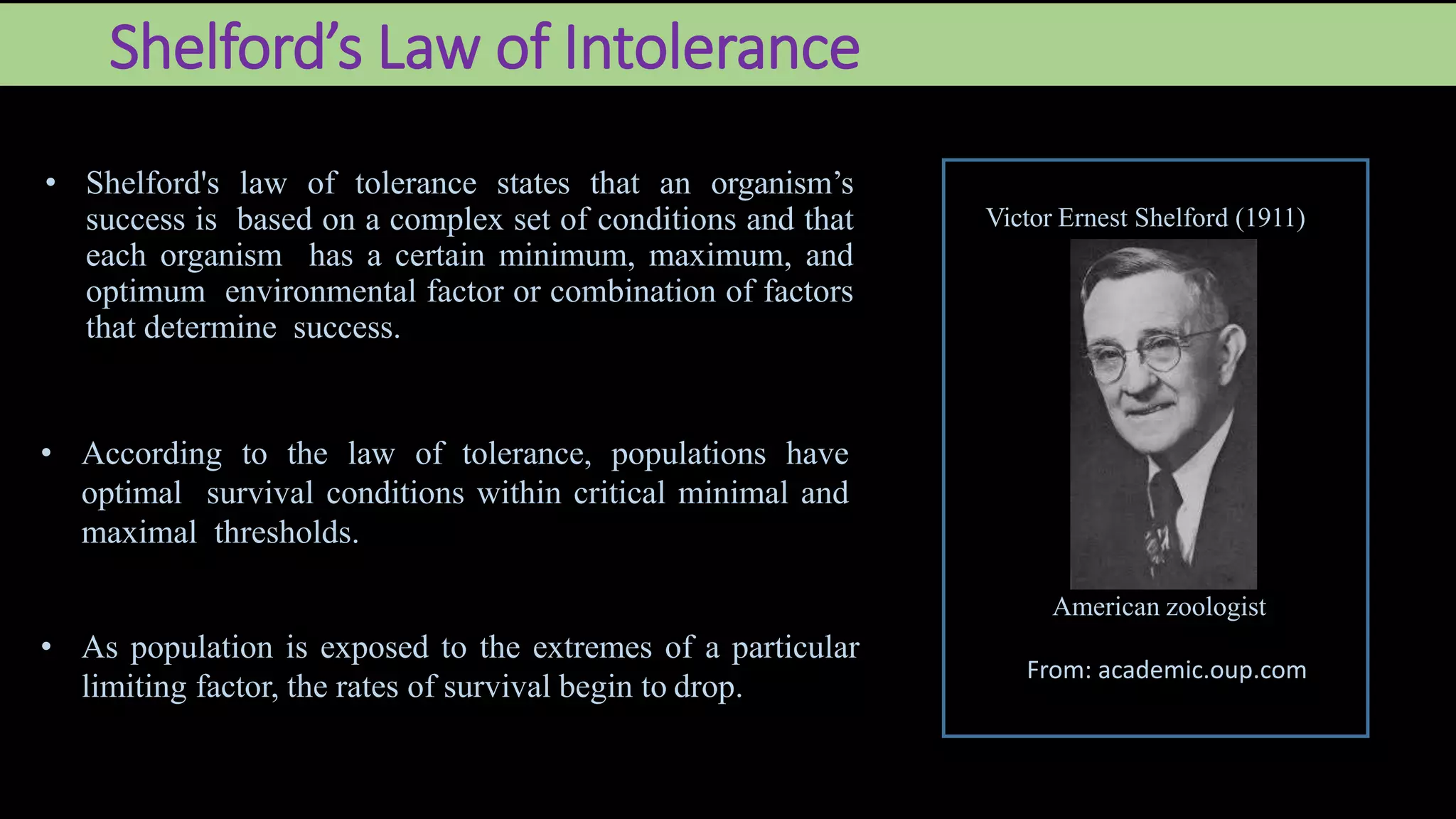 Laws of limiting factors | PPTX