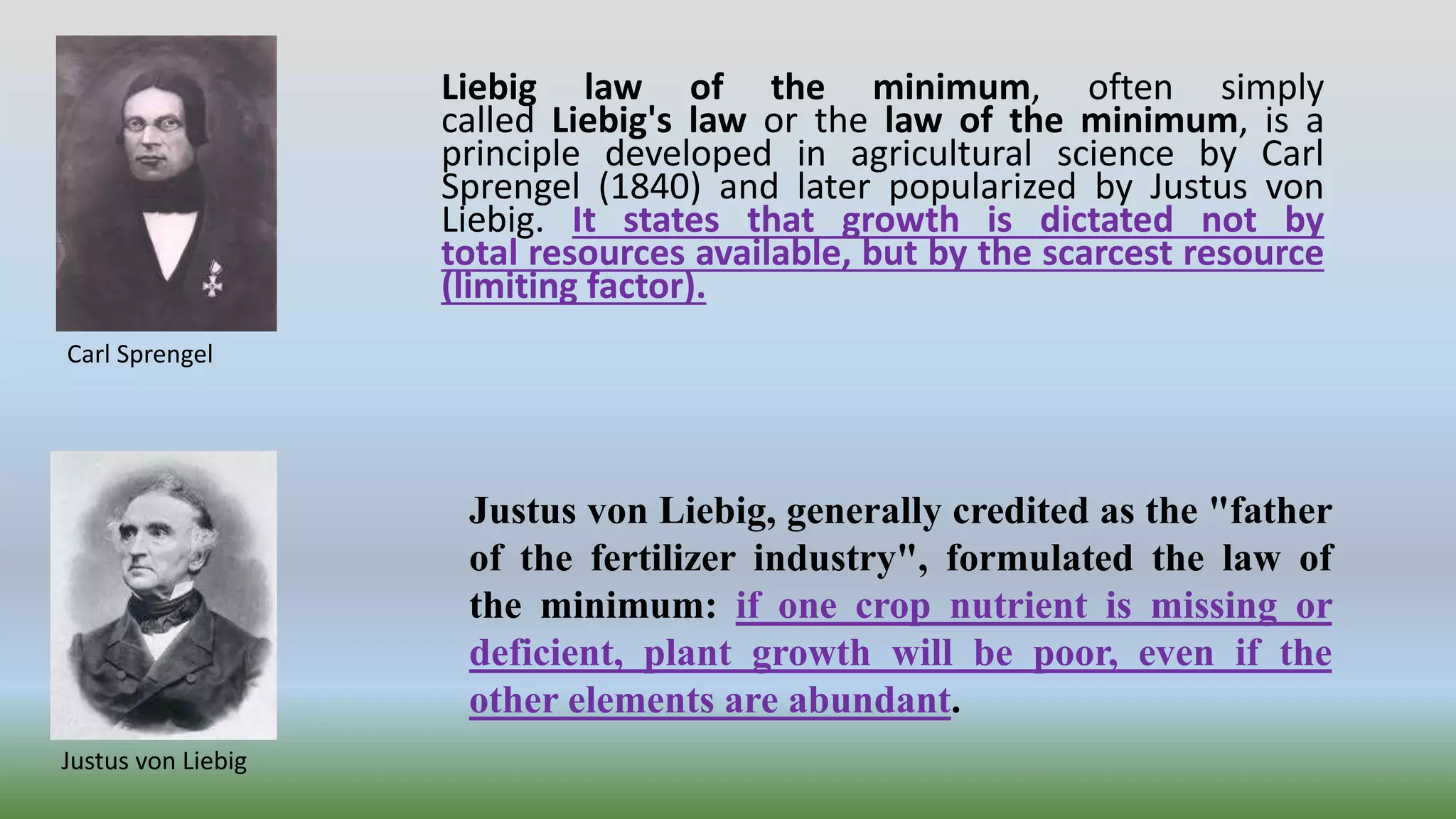 Laws of limiting factors | PPTX