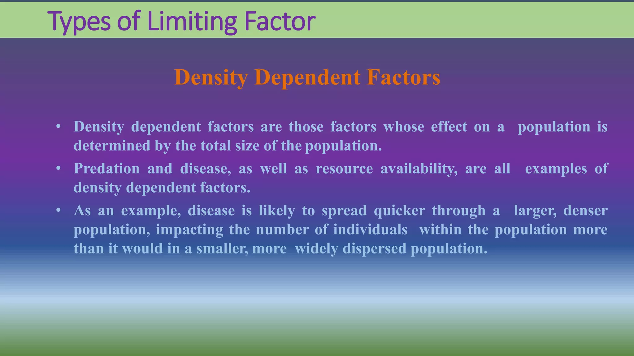 Laws of limiting factors | PPTX