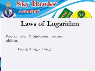 Laws of logrithm | PPT
