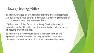 Laws of motion | PPTX