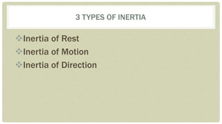 Laws of Motion | PPTX