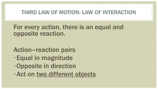 Laws of Motion | PPTX