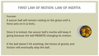 Laws of Motion | PPTX