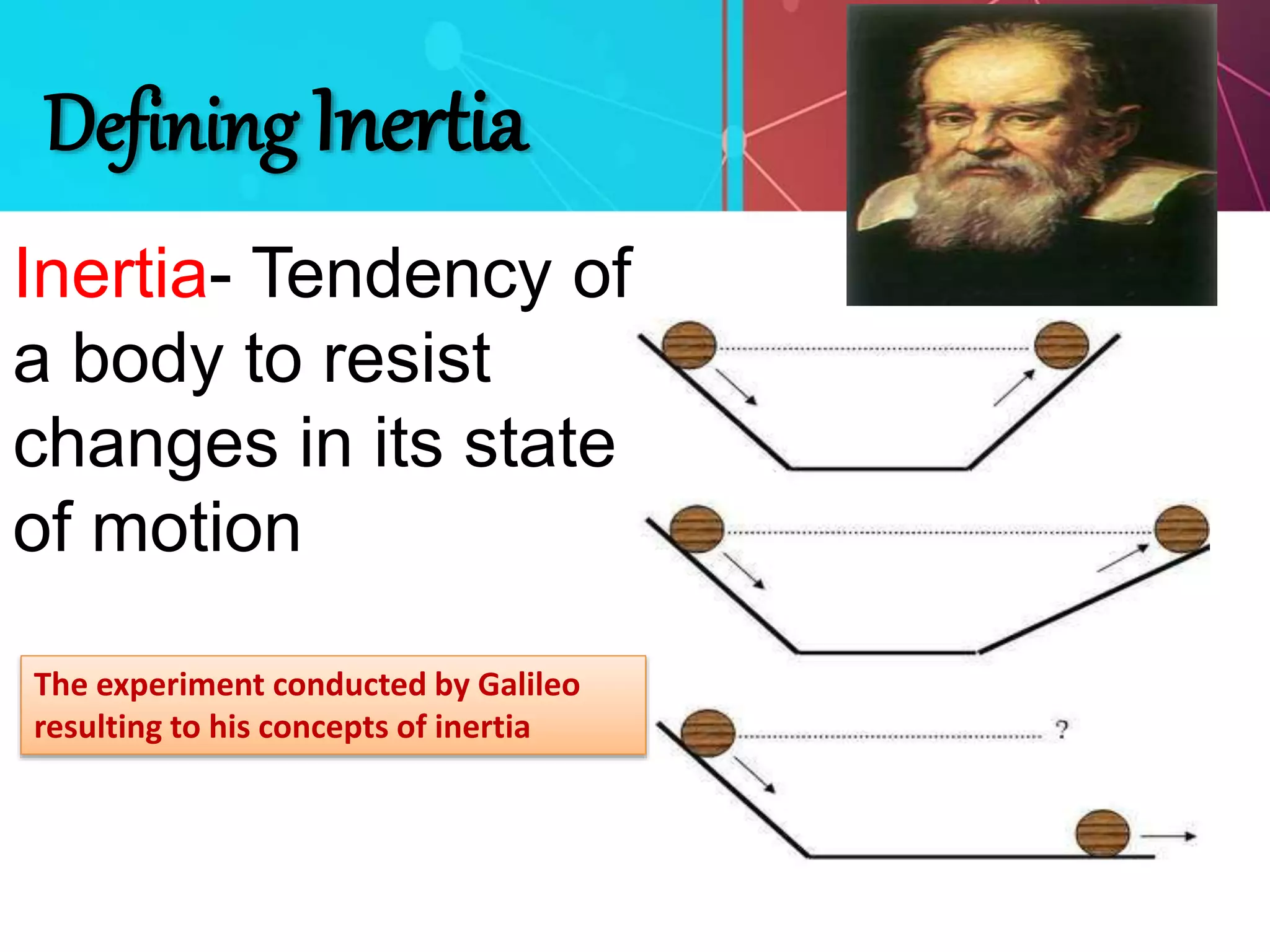 First Law of Motion- Law of Inertia | PPTX