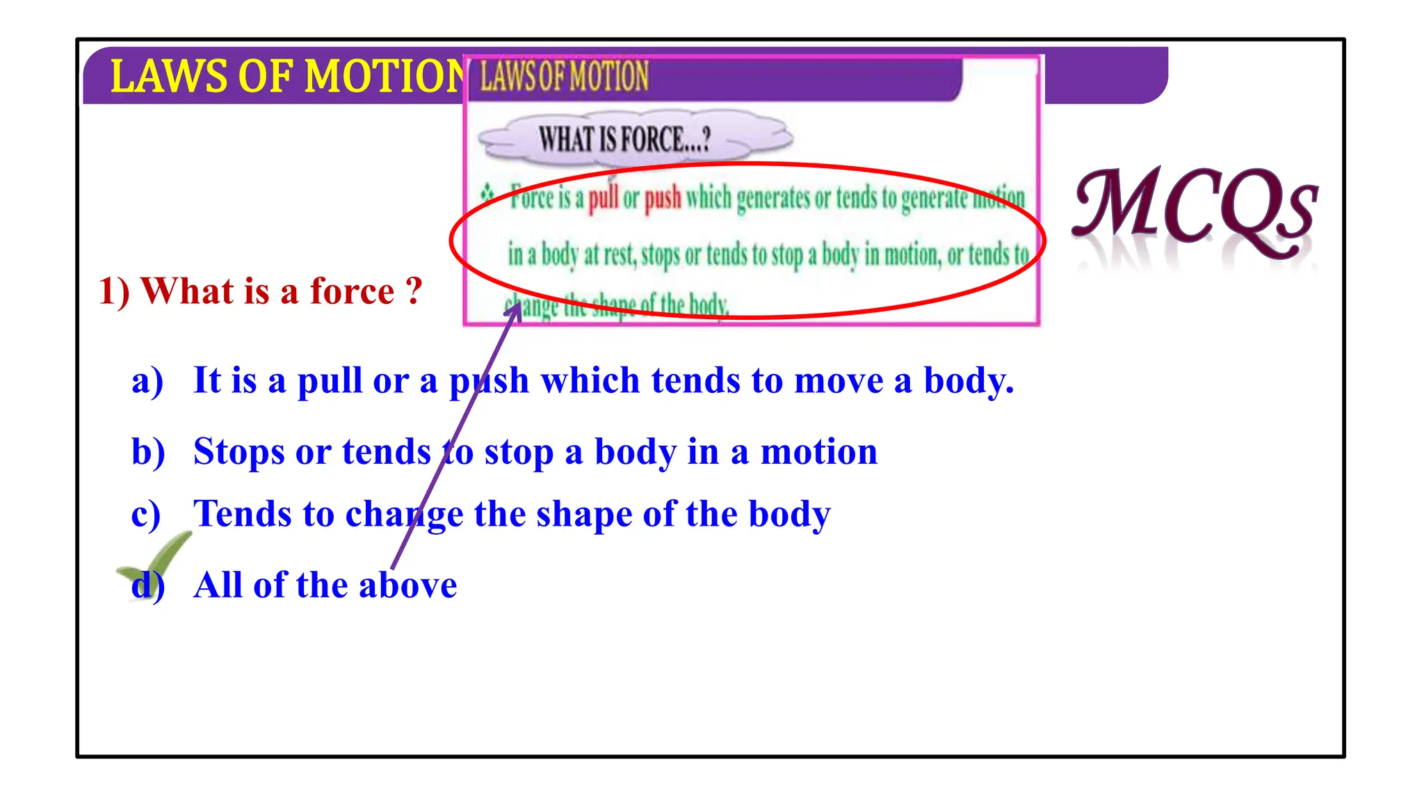 LAWS OF MOTION class 11th physics theory.pptx