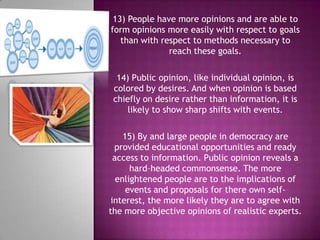 Laws of public opinion | PPTX