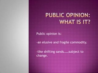 Laws of public opinion | PPTX